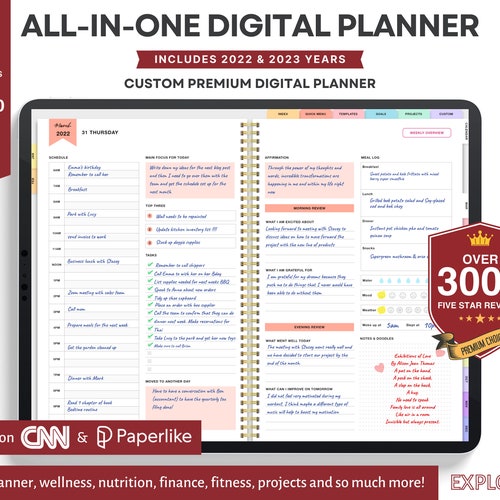 Goodnotes Digital Planner Ipad Planner Notability Planner | Etsy