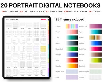 Digital Notebook Goodnotes Planner for iPad (Instant Download) - Etsy