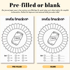 Monthly Soda Tracker, Printable Soda Pop Tracker, Printable Soda ...