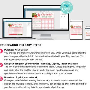 Watermelon Editable Reward Chart, Behavior Chart, Daily Chore Chart ...