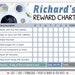 EDITABLE Space Rocket Reward Chart, Behavior Chart, Daily Chore Chart ...