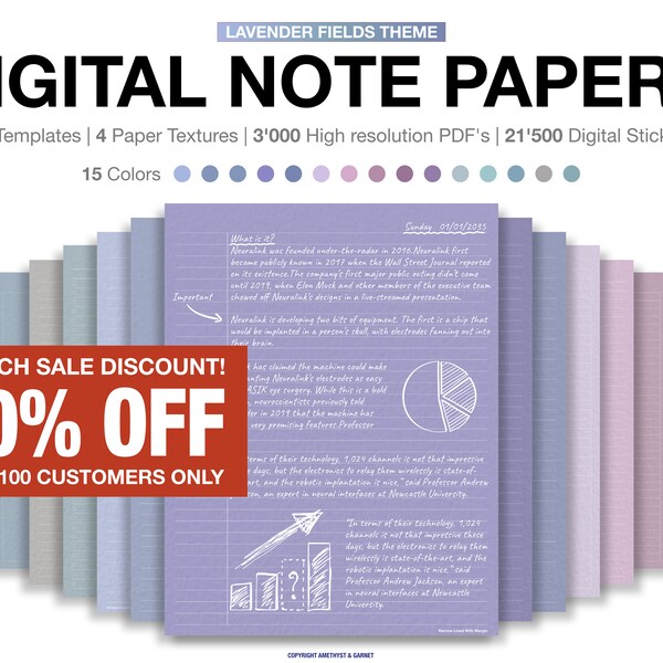 Note Paper - Etsy