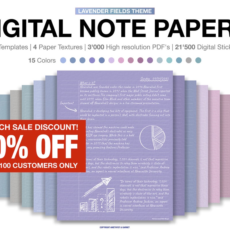 Note Paper - Etsy