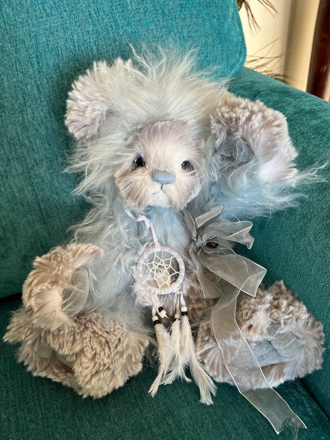OOAK misty Blue Teddy Bear by Michelle Partridge - Etsy