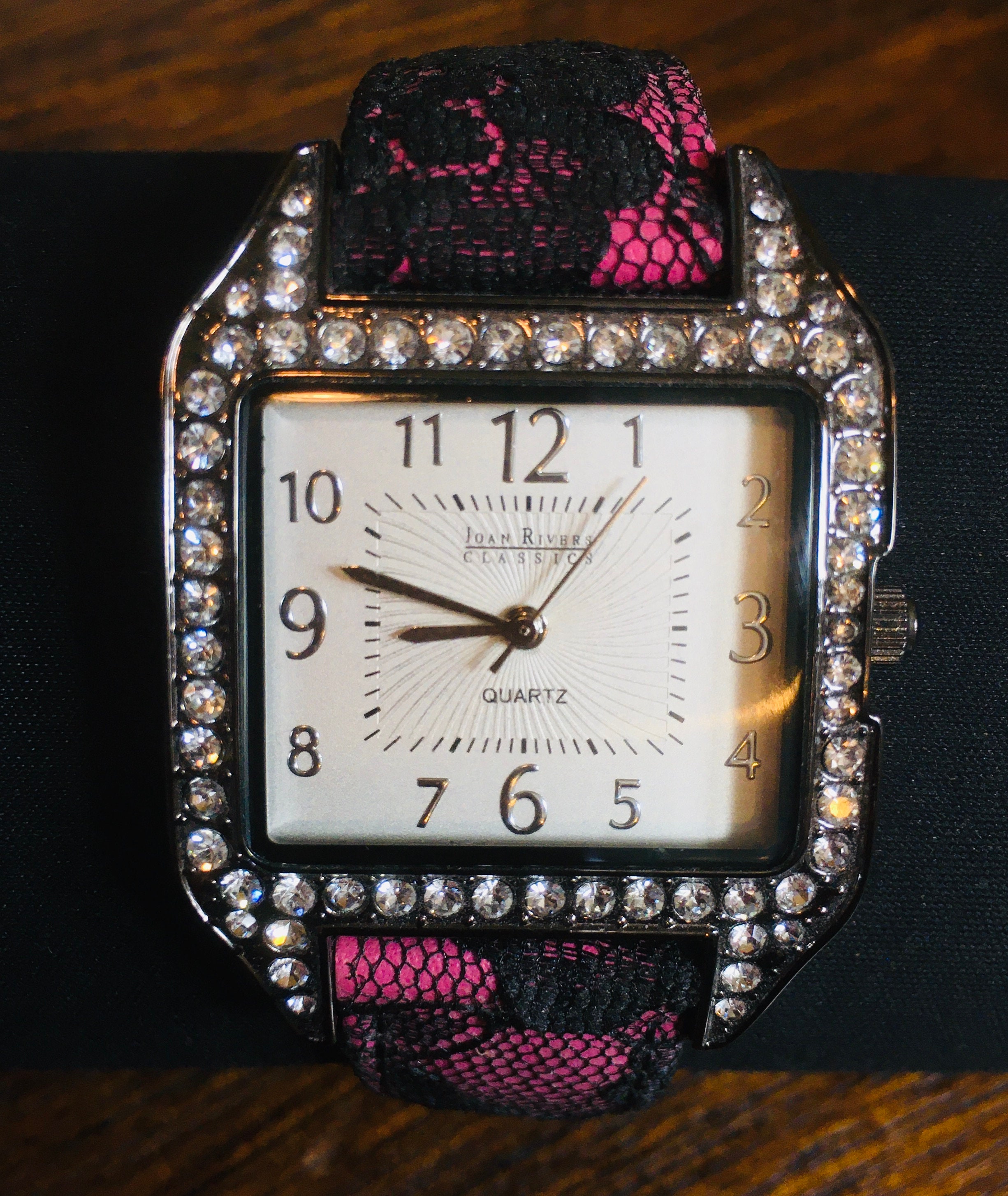 Joan Rivers Quartz Watch Signed Face Austrian Crystals - Etsy