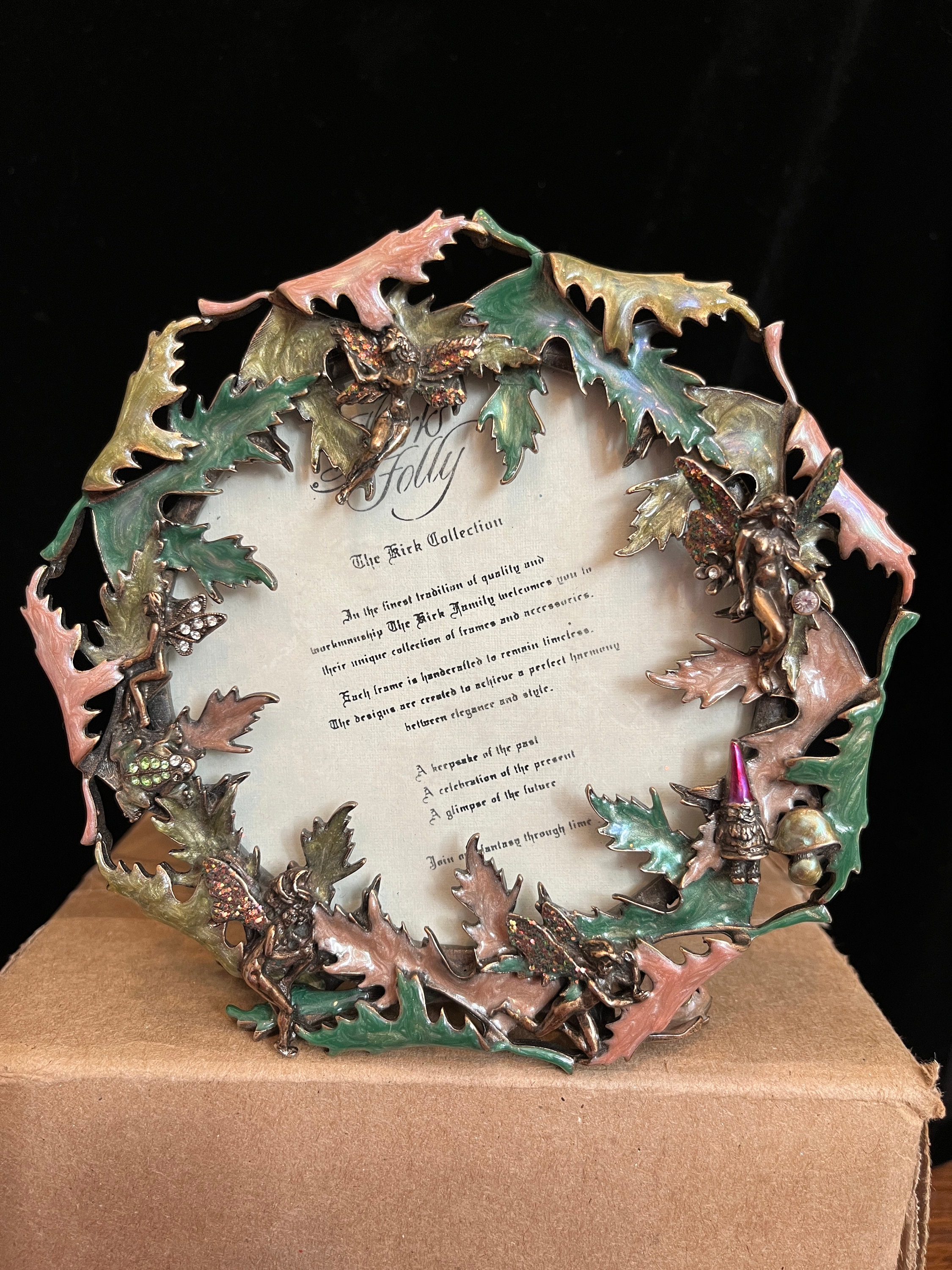 Kirks Folly Photo Frame With Fairies, Leaves, and More - Etsy