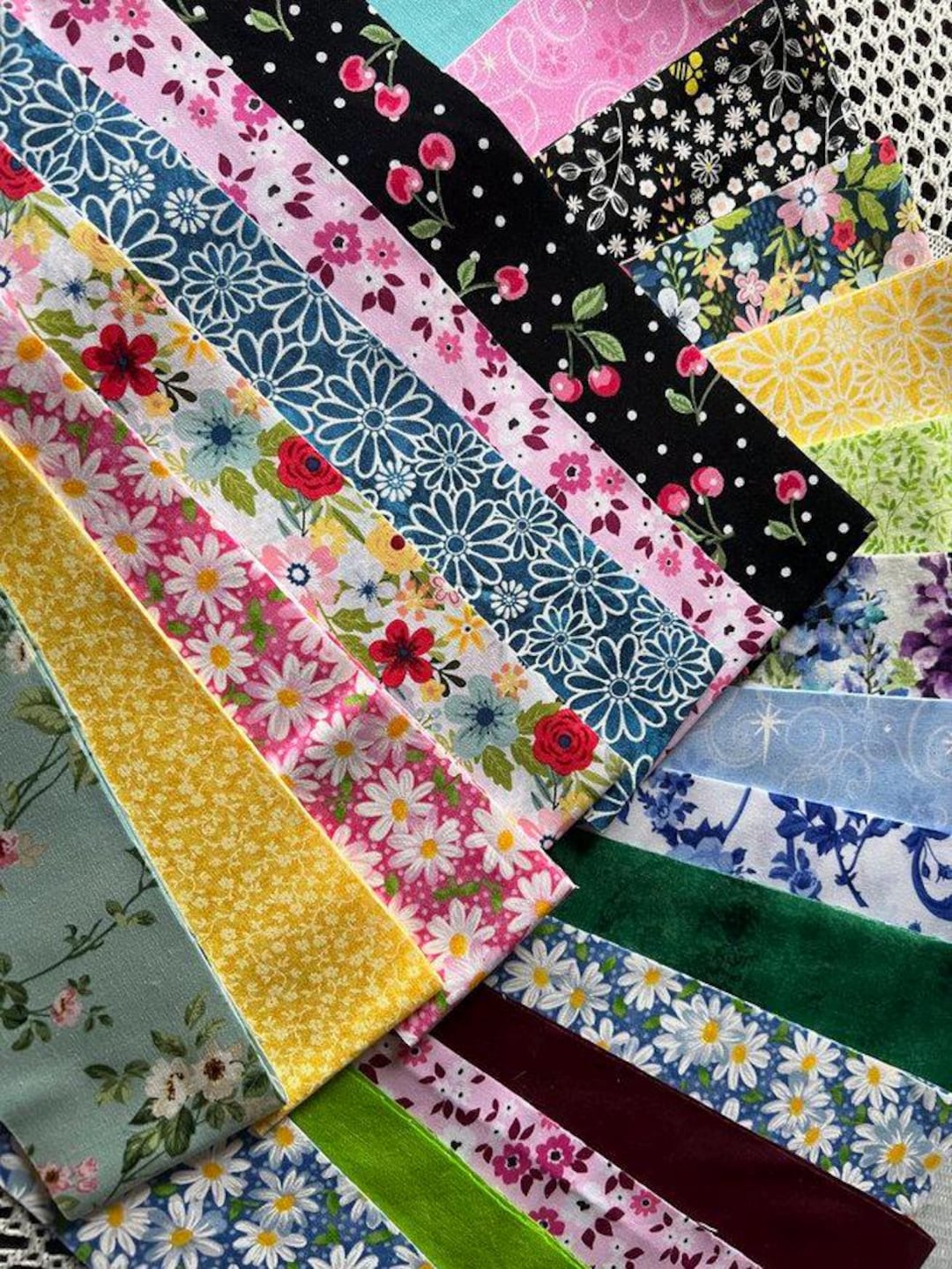 2.5 Inch Fabric Strips, 100% Cotton - Etsy
