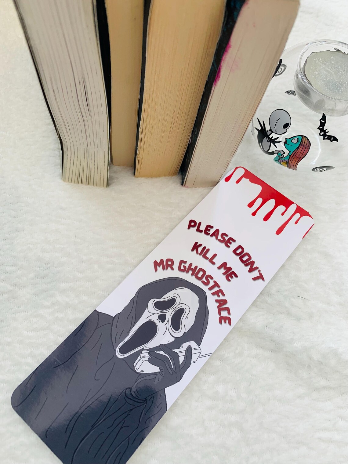 Ghostface Inspired Bookmark Scream Quote Bookish Gifts Kindle Physical ...