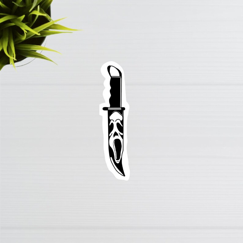 Scream Ghostface Sticker Pack Gloss Vinyl Paper Holographic - Etsy