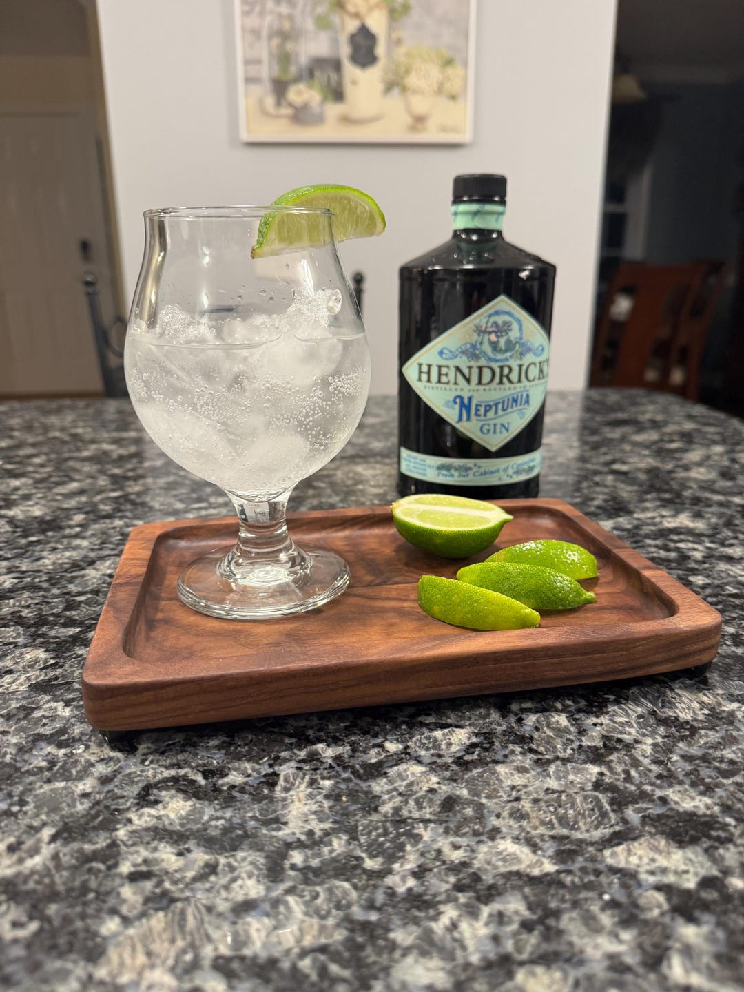 Handcrafted Recessed Cocktail Cutting Board | 6"x9" Bar Cart Essential ...