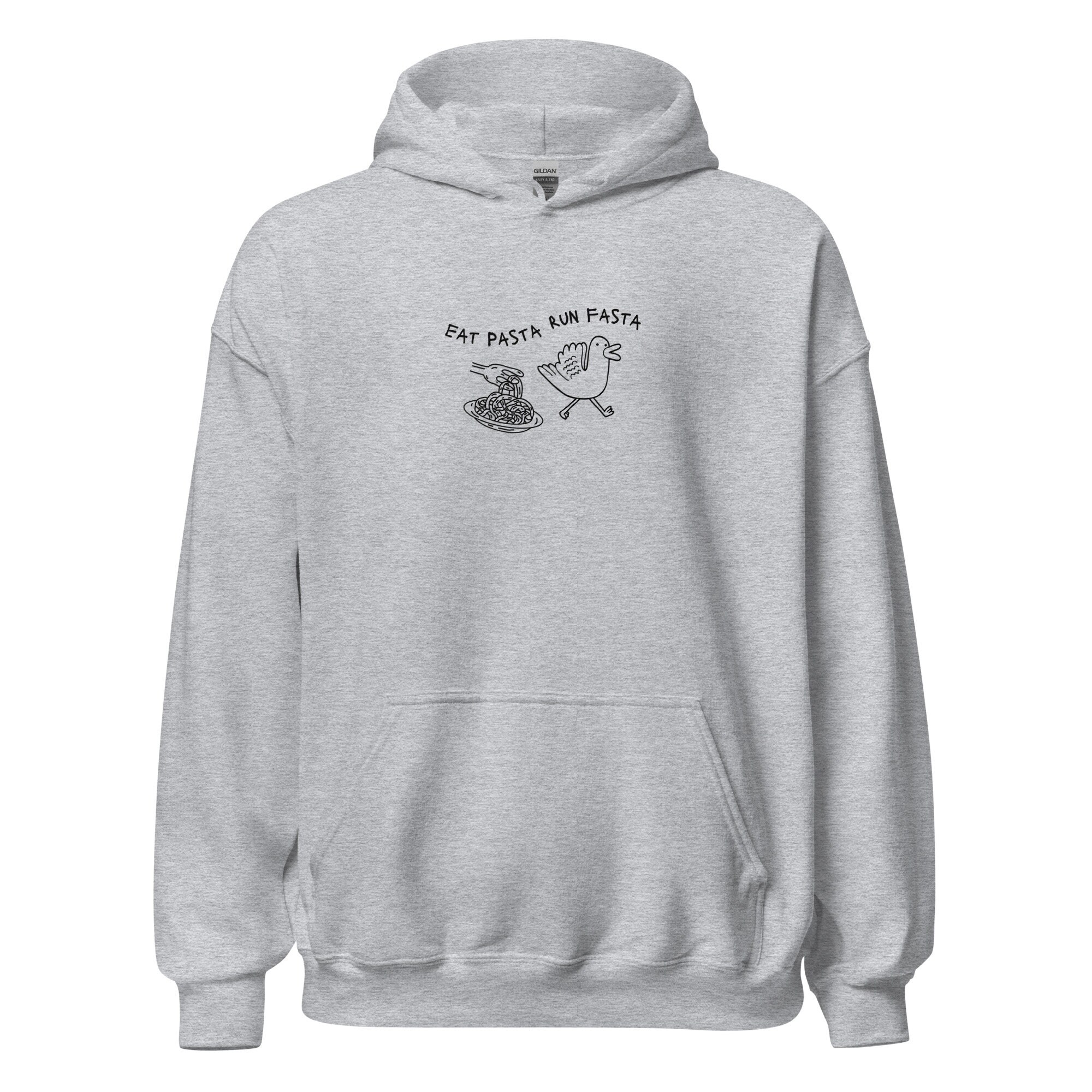 Eat Pasta Run Fasta Sweater // Less Upset Sweater // Minimalist Pasta ...