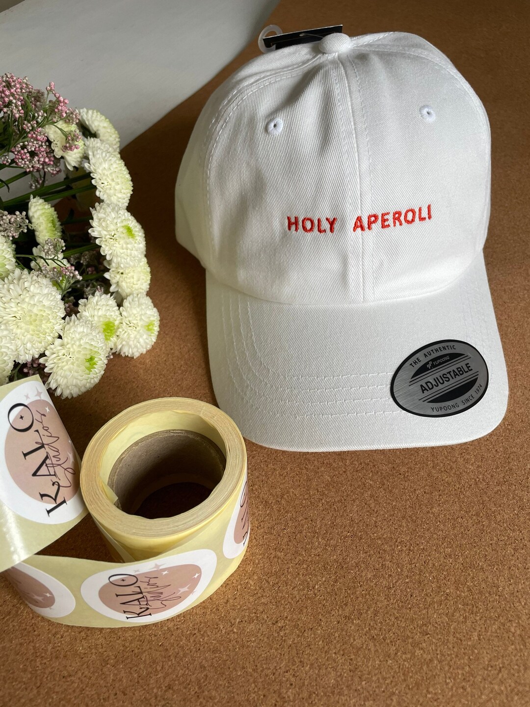Holy Aperoli vintage embroidered 100% eco cotton cap // Aperol Spritz ...