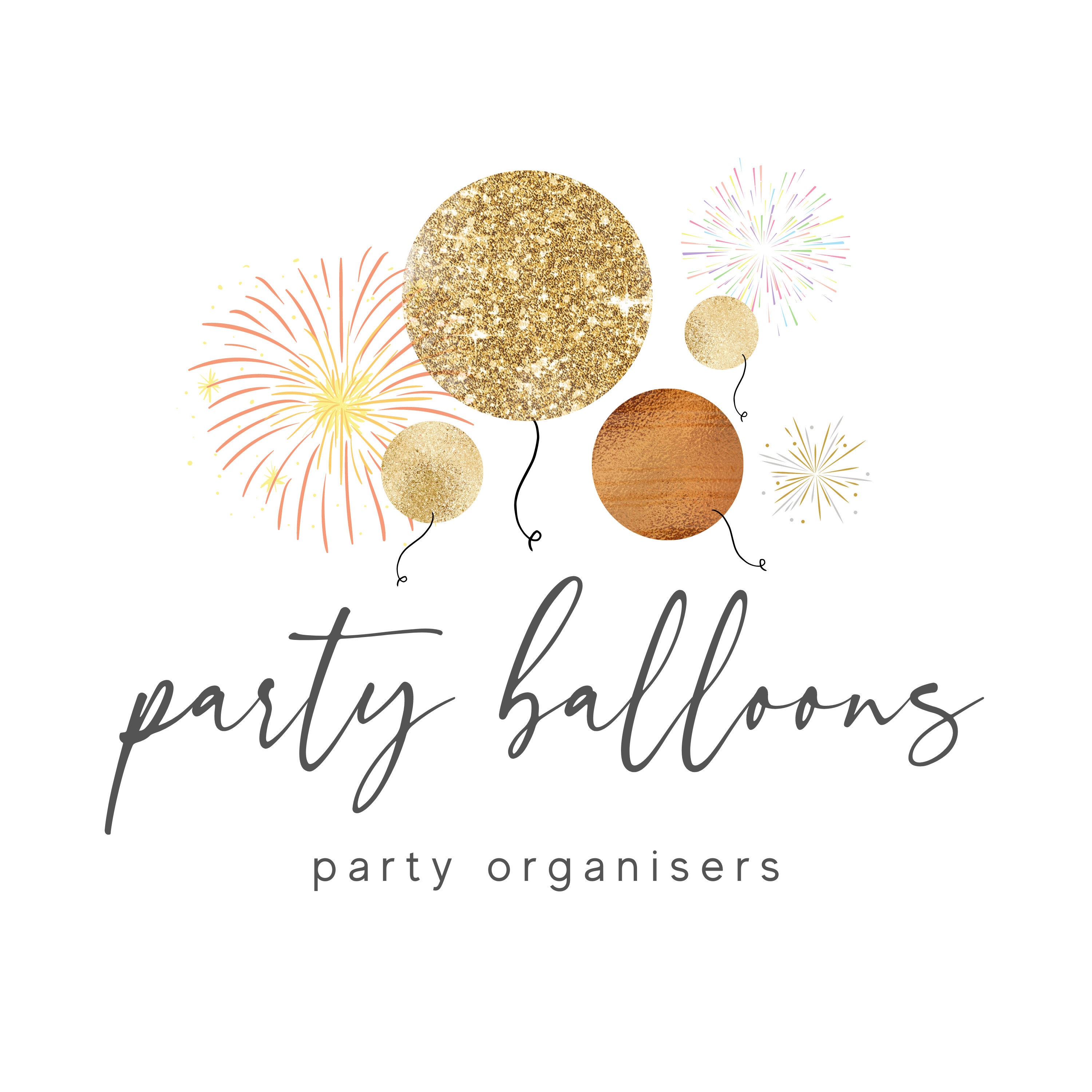 Party Balloon Logo
