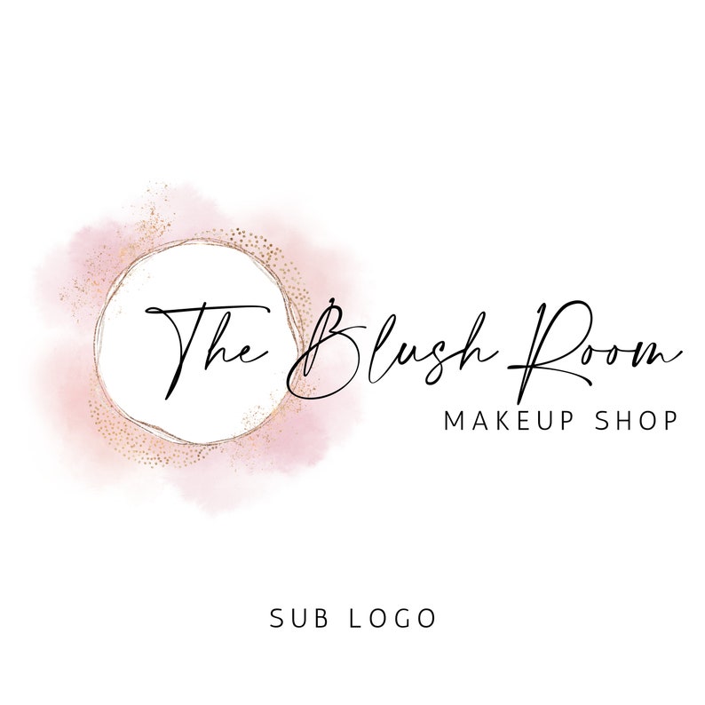 Editable Makeup Logo Template: DIY Beauty Branding (canva) - Etsy