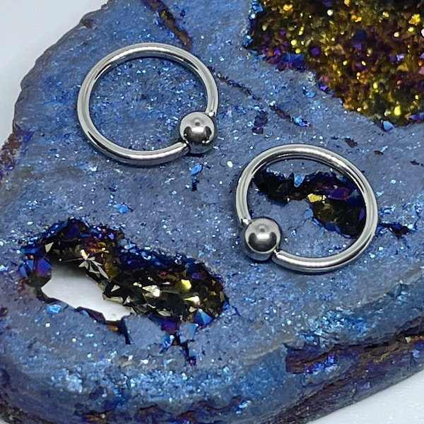 Captive Bead Rings - Etsy