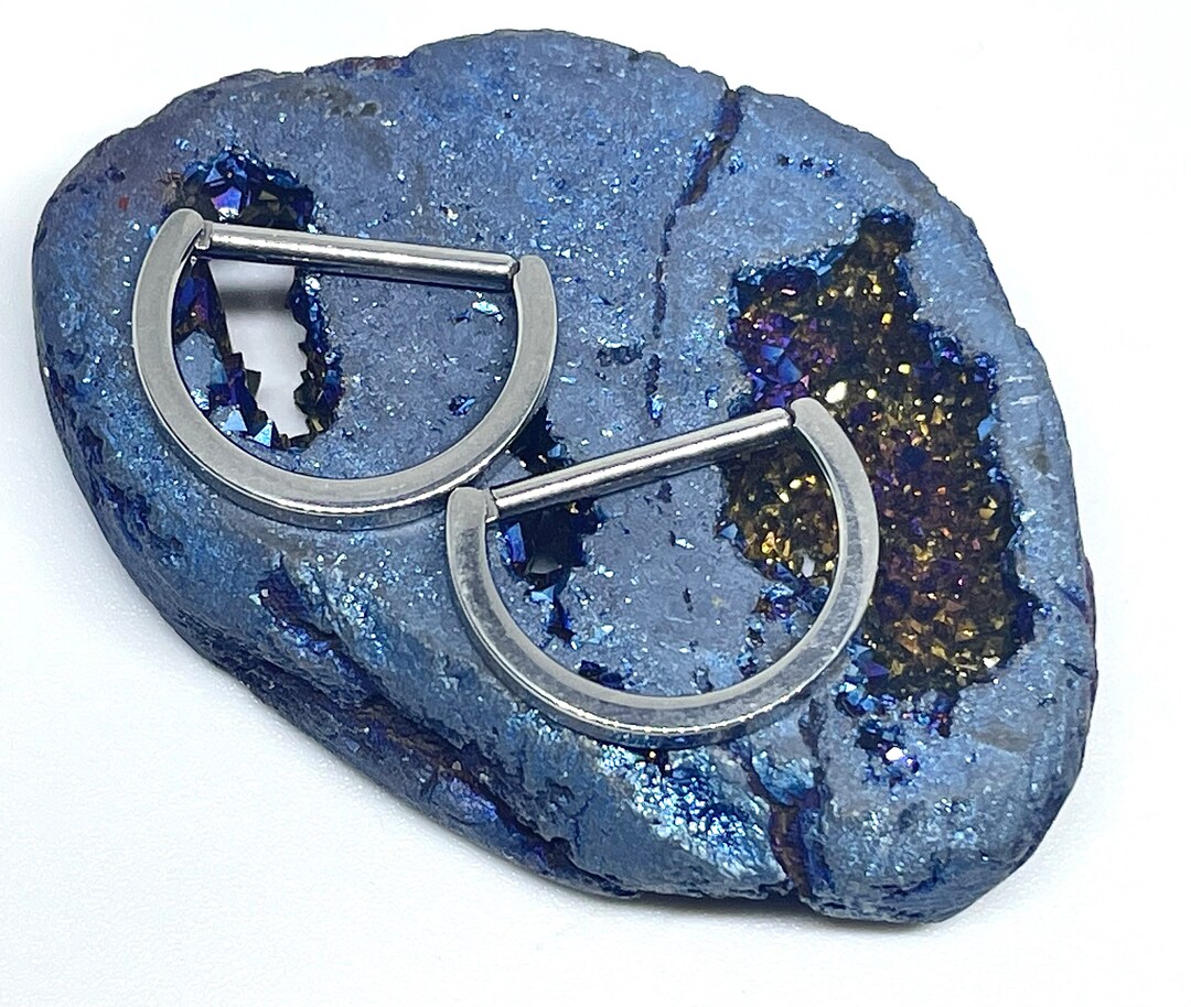 14 Gauge 1/2 Titanium D Ring Clicker (one Pair) - Etsy