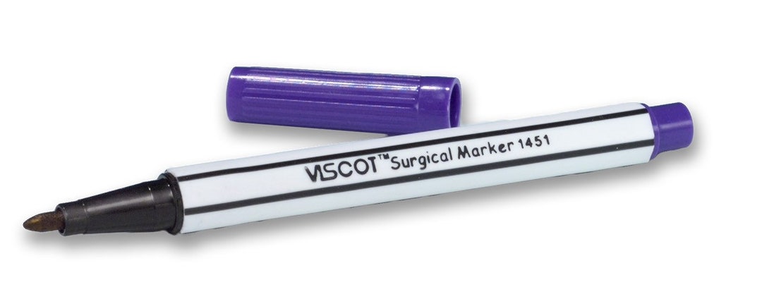 20 Pcs - Gentian Violet Surgical Pens, Viscot Fine Tip (twenty Marking ...