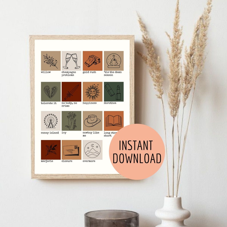 Evermore Color Palette Digital Download Taylor Swift Album | Etsy Evermore Color Palette Digital Download Taylor Swift Album | Etsy