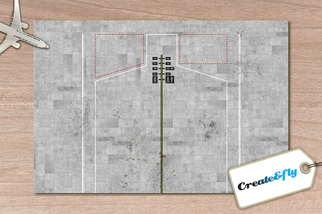 Model Airport Narrowbody and Widebody Parking Slots. 1/400 Scale. 2 X ...