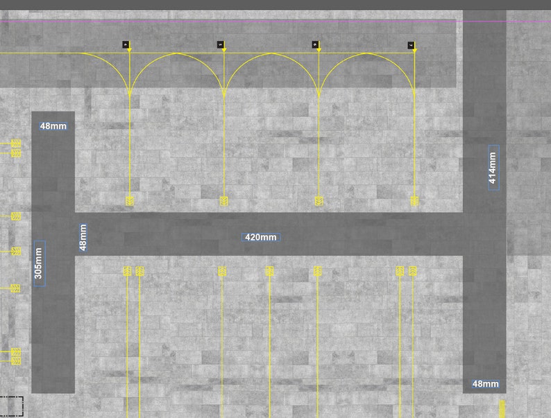 Regional Model Airport 1/400 Scale Layout Sheet 620 x 1189mm | Etsy