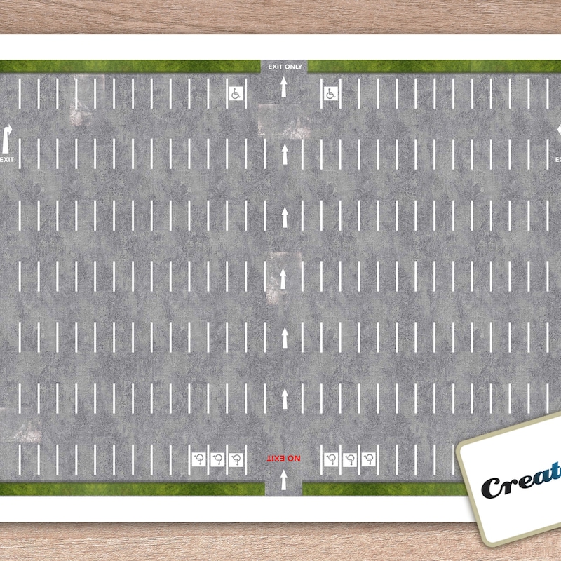Model Parking Lot - Etsy
