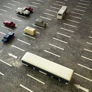 Model Airport Parking Lot Car Park Sheet Parkade. 1/400 Scale 1/500 ...