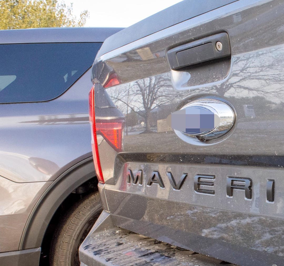 Matte Black 0.3in Raised Badges Fits 2022-2025 Ford Maverick Tailgate ...