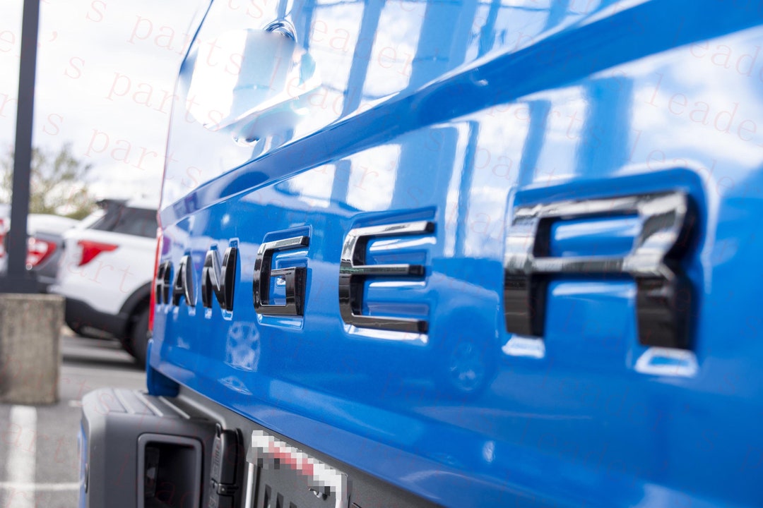 Gloss Black Raised Tailgate Insert Letters Tailgate Letters Insert ...