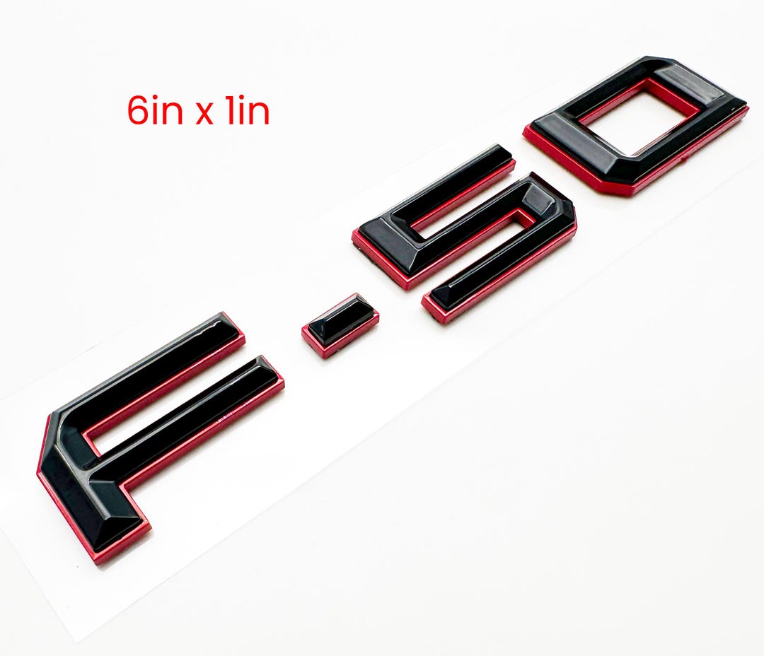 F-50 Tailgate Fender Emblem Decal for Ford Maverick 2021–2026 – 3D Dual ...