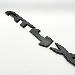 Matte Black AT4X Overlay Emblems Fit 2023-2026 GMC Canyon AT4X - Etsy