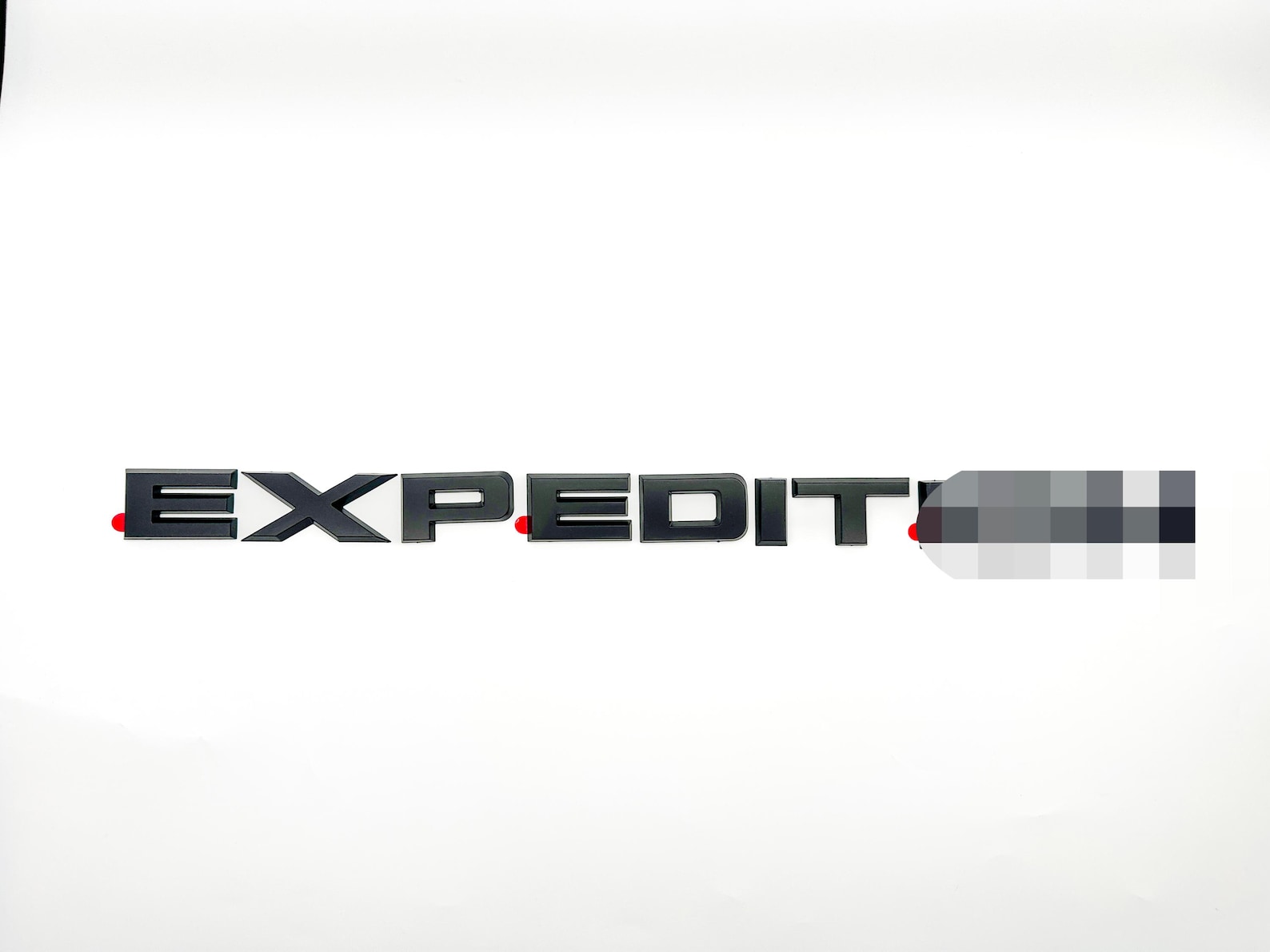 Matte Black EXPEDITION XLT MAX Overlay Letters Emblem - Fits 2022-2025 ...