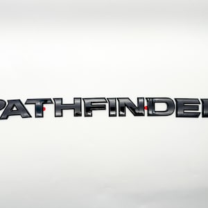 Pathfinder Gloss Black Overlay Emblem Fit 2022-2025 Nissan Rear ...