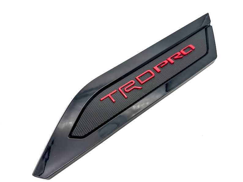 Red With Black Door Side Body Molding Trim for 2022-2026 Toyota Tundra ...