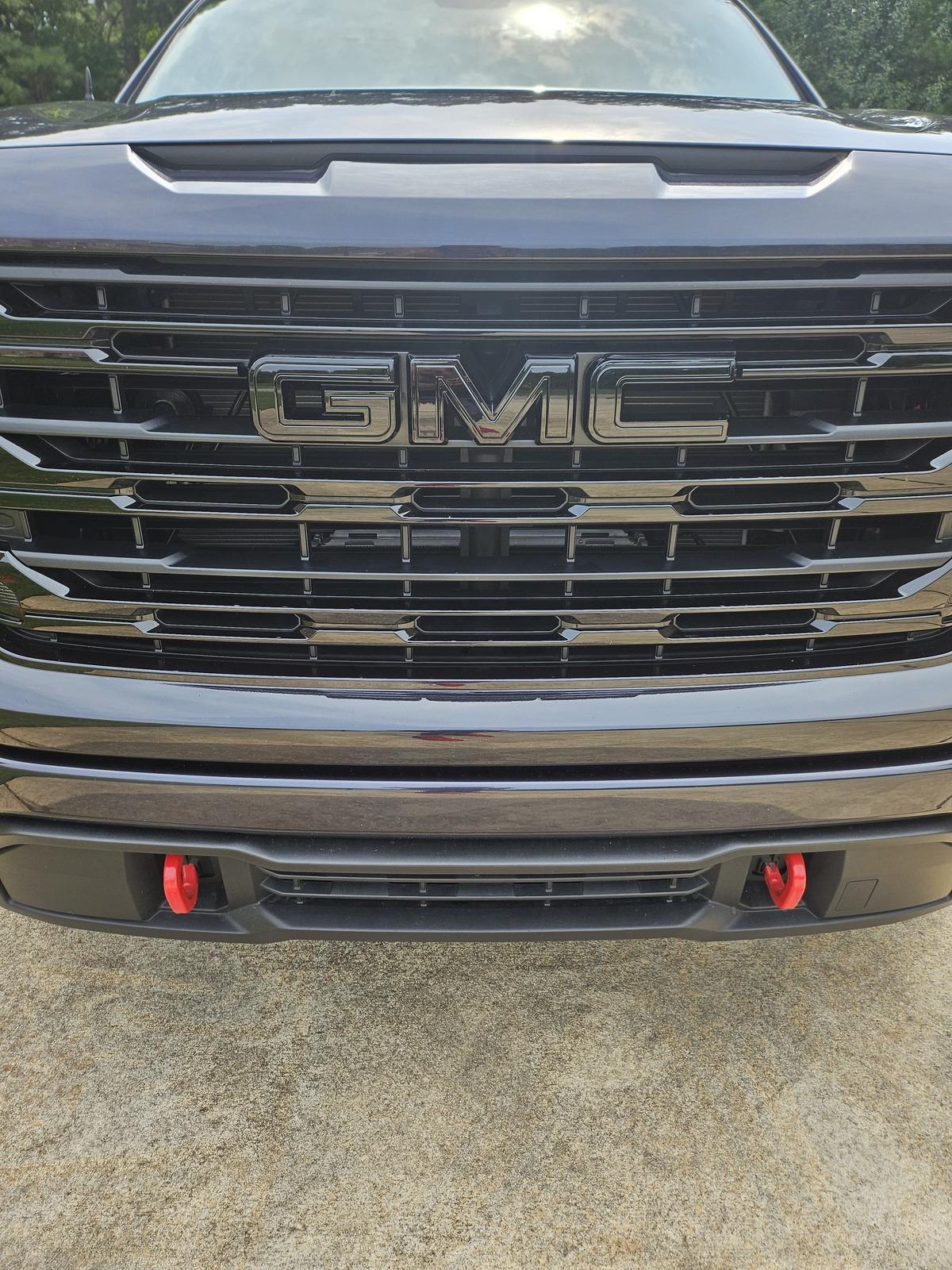 Gloss Black AT4X Overlay Emblems Fit 2023-2026 GMC Sierra 1500 AT4X ...