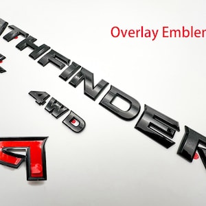 Pathfinder Gloss Black Overlay Emblem Fit 2022-2025 Nissan Rear ...