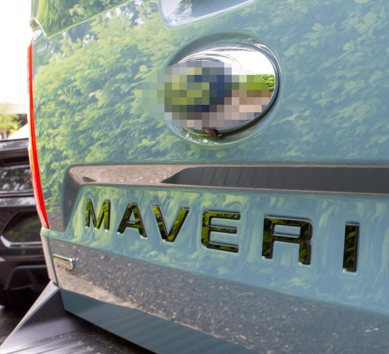 Raised Badges Fits 2022-2026 Ford Maverick Tailgate Letters ABS Plastic ...