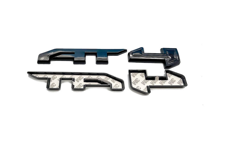 NEW Overlay Red Black AT4 Overlay Emblem Sierra Fit 2019-2026 GMC ...