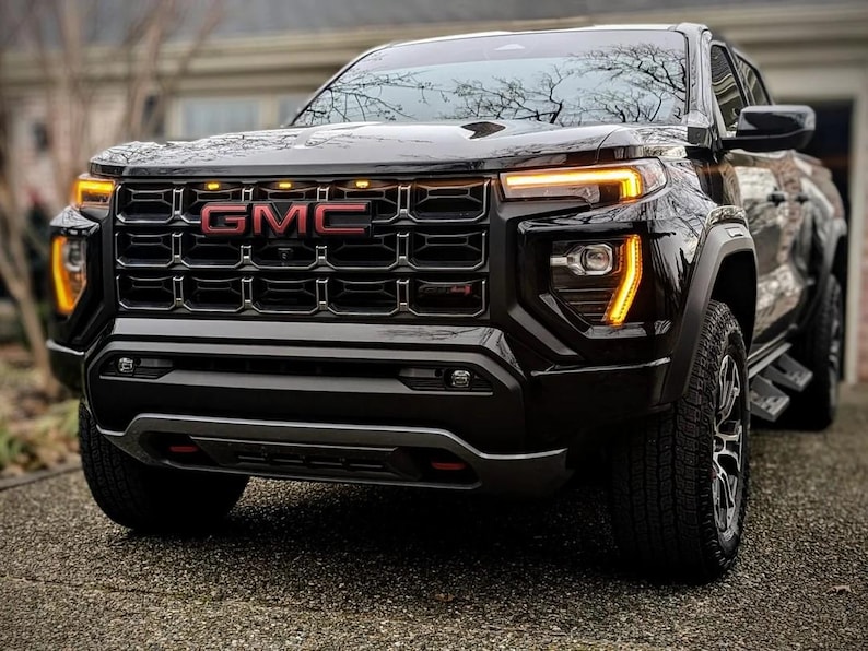Matte Black AT4X Overlay Emblems Fit 2023-2026 GMC Canyon AT4X - Etsy
