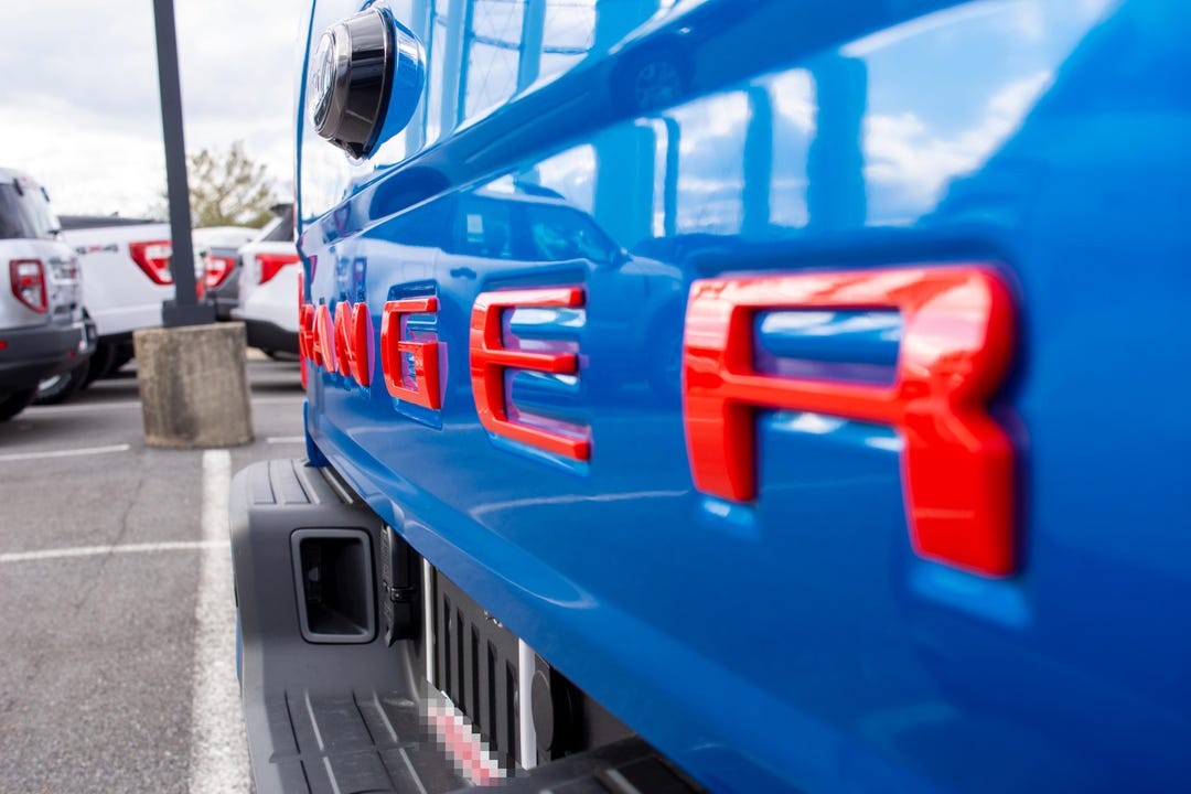 Red Raised Tailgate Insert Letters Tailgate Letters Insert Plastic ABS ...