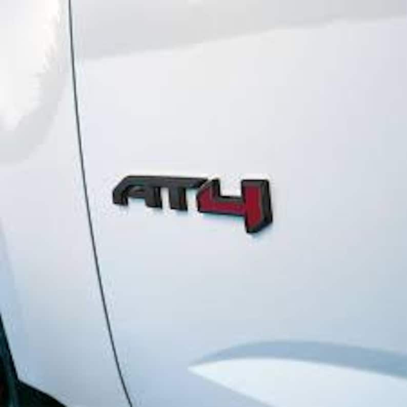 NEW Overlay Red Black AT4 Overlay Emblem Sierra Fit 2019-2026 GMC ...