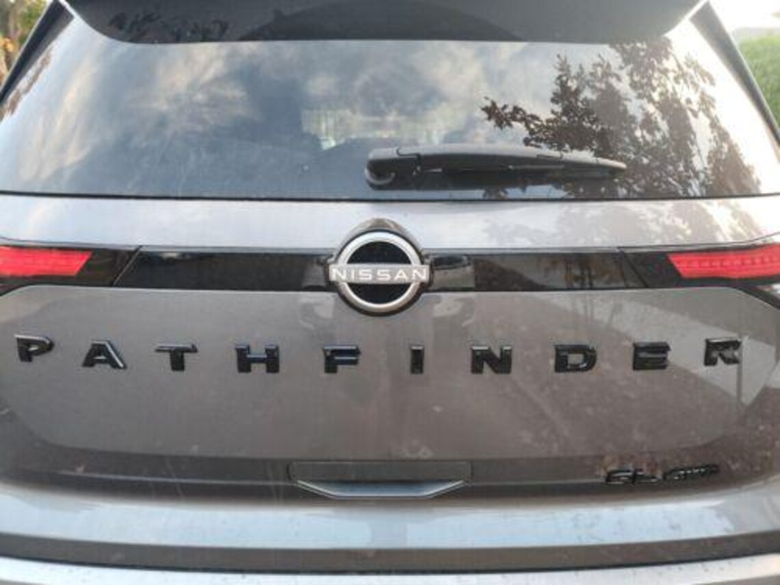 Pathfinder SL Gloss Black Overlay Emblem Fit 2022-2026 Nissan Rear ...