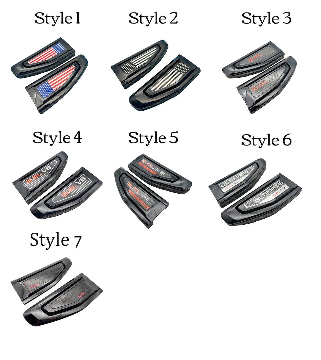 Fender Emblem Fit for 2021-2026 GMC Yukon 3.5L V8 6.2L V8 Ultimate ...