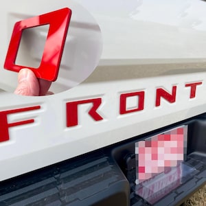 Raised Tailgate Decals Stickers Insert Letters Compatible With 2022 ...