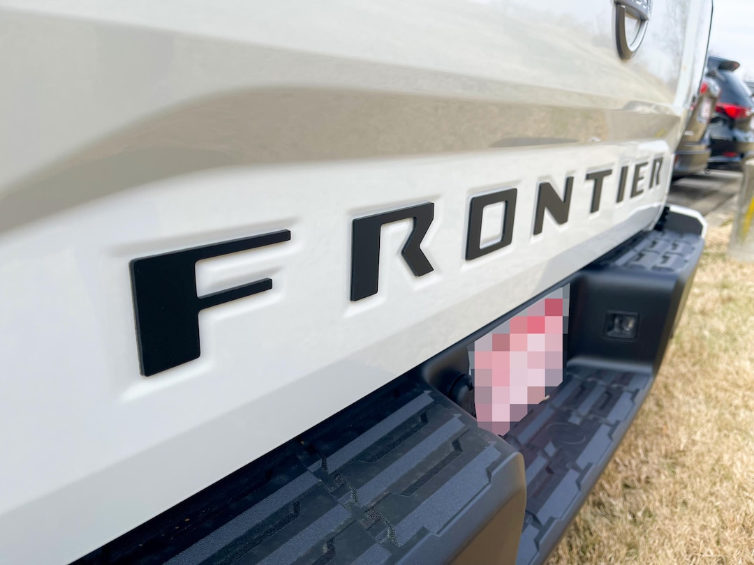 Matte Black Raised Tailgate Decals Stickers Insert Letters Compatible ...