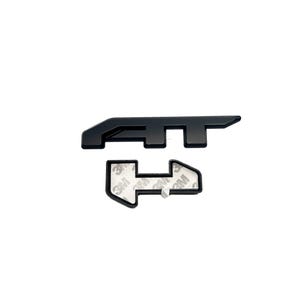 NEW Overlay Red Black AT4 HD Overlay Emblem Sierra Fit 2019-2025 GMC ...