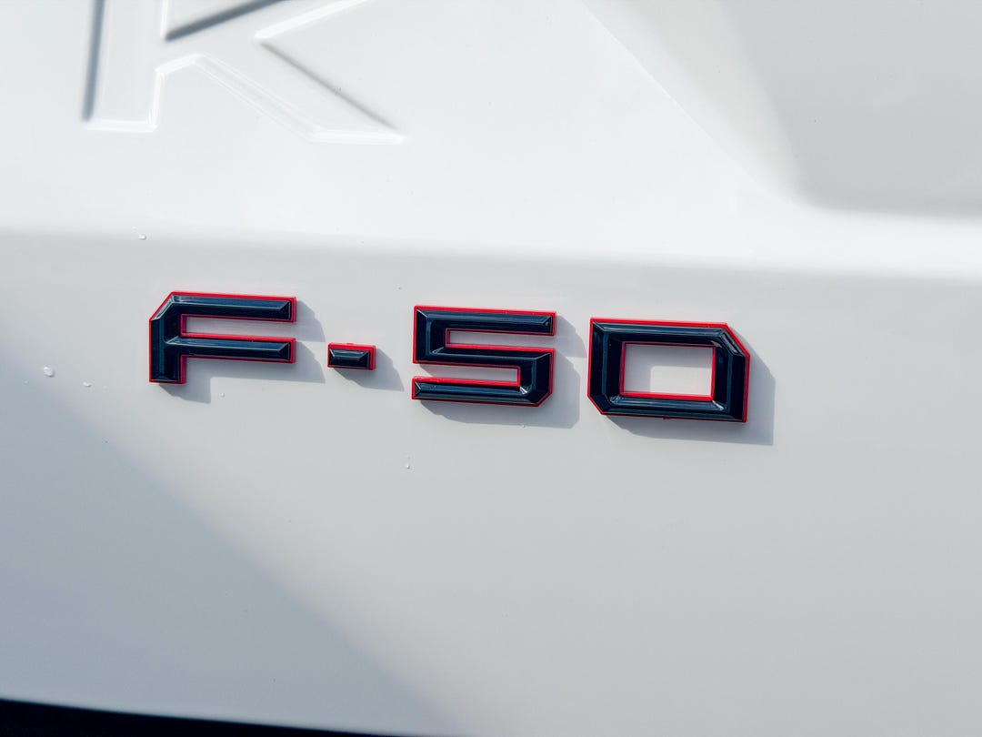 F-50 F-050 Tailgate Fender Emblem Decal for Ford Maverick 2021–2026 ...