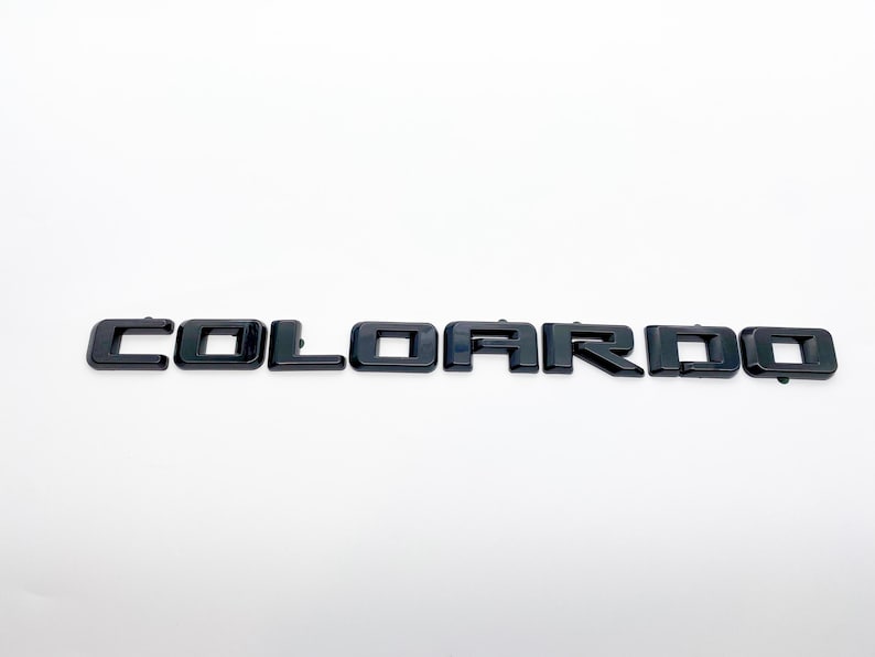 OVERLAY Gloss Black Red Emblems Letters Fits 2023 and up Fit Chevy ...