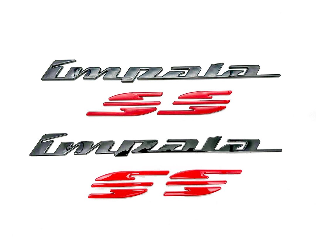 Custom 1/4" Thick Impala SS Side Emblem Badge With Adhesive - Size ...