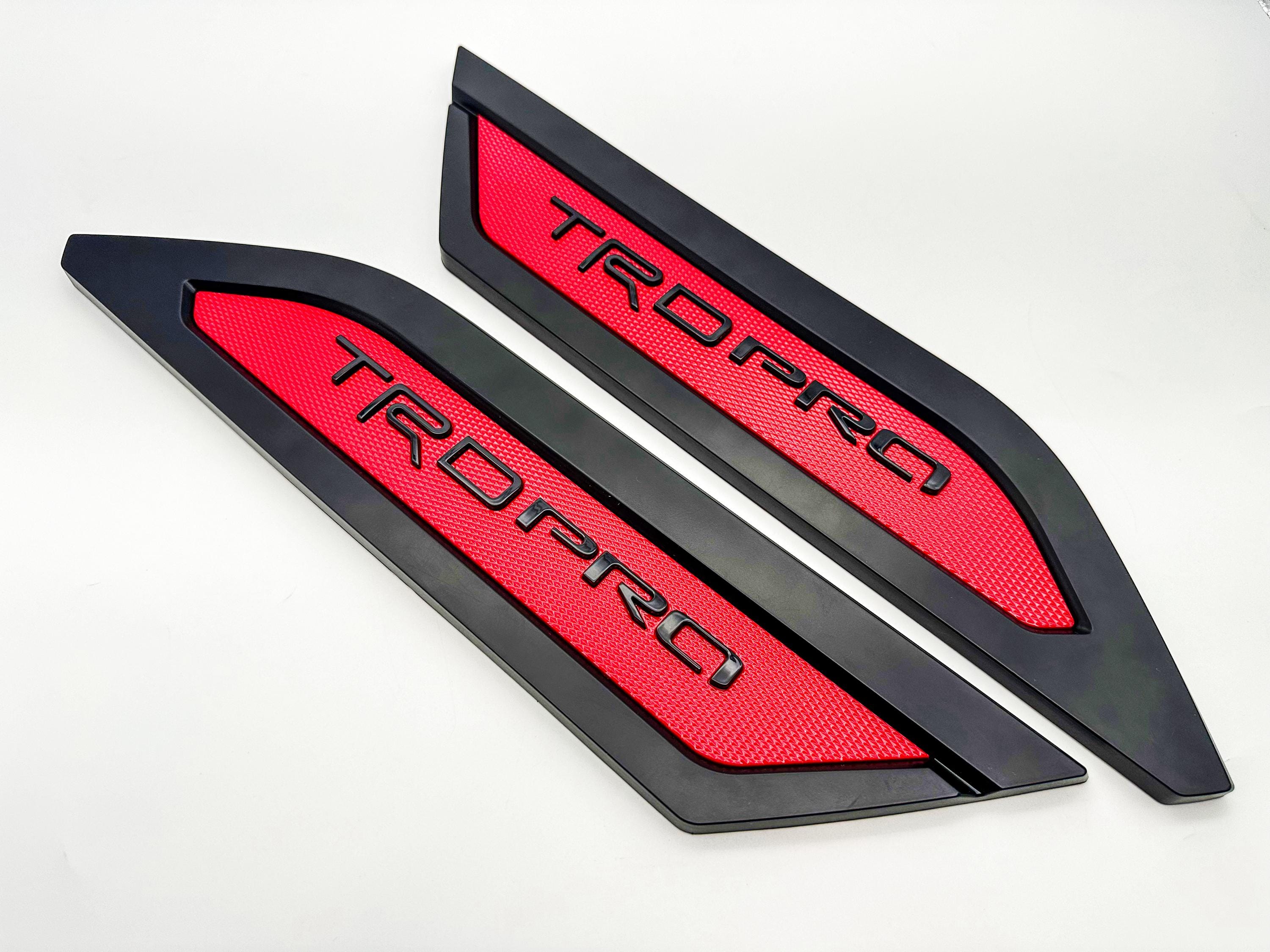 Red Black Door Side Body Molding Trim for 2022-2026 Toyota Tundra TRD ...