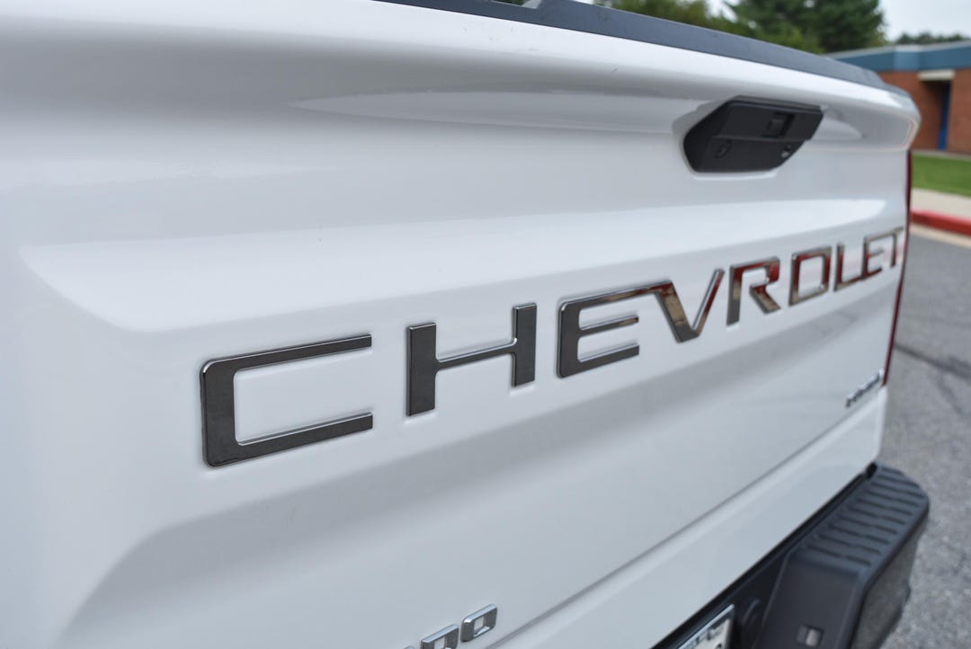 Gunmetal Gray Chrome 3D Raised Coated Tailgate Letter Inserts Decals ...